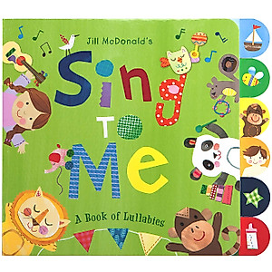C.R. Gibson 'Sing to Me' Lullaby Book for Babies, 10 x 8.7 x 0.5 inches, 1 piece
