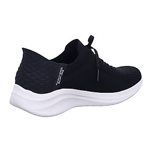 Skechers Sport Women's Women's Hands Free Slip-ins Ultra Flex 3.0-Brilliant Path Sneaker, Black/White, 8