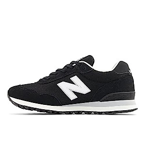 New Balance Men's 515 V3 Sneaker, Black/White/Aluminum Grey, 10