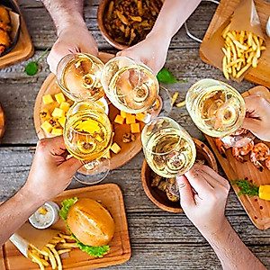 Two Tone Bamboo Cutting Board- Extra Thick, Chopping and Serving Board with Juice Groove 18x12x.75 by Classic Cuisine