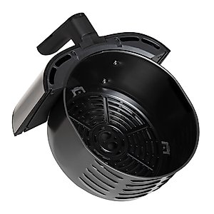 HOMCOM Air Fryer 4.7Qt, 4-in-1 Hot Oven with Air Fry, Roast, Broil, Crisp, Bake Function, Digital Touchscreen, 60-Min Timer, 8 Preset and Nonstick Basket, BPA Free