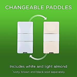 Enbrighten Z-Wave Plus Smart Motion Sensor Light Switch, On/Off, Vacancy / Occupancy Sensor, Includes White and Lt. Almond, Zwave Hub Required, Works with SmartThings, Wink, and Alexa, 26931