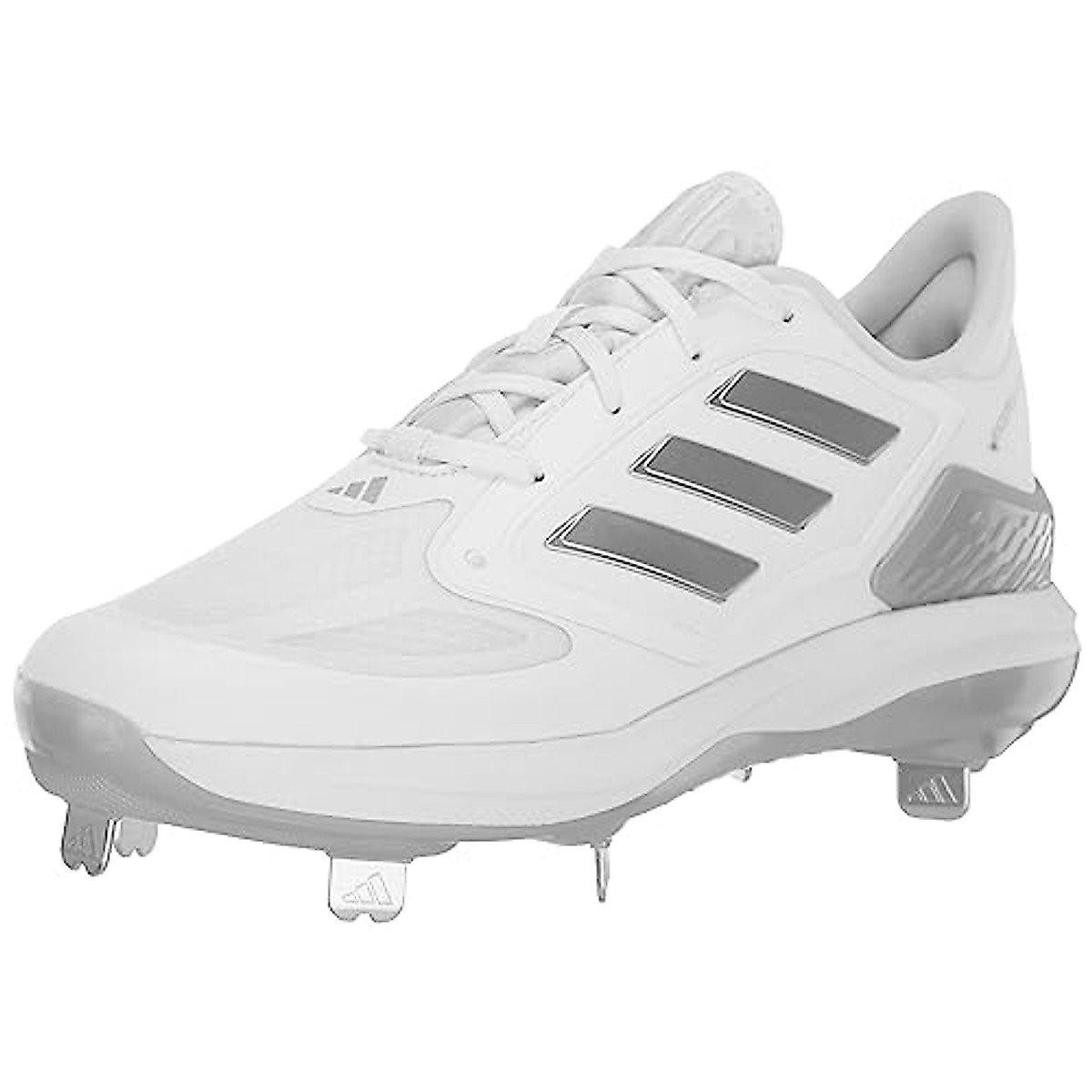 adidas womens Adizero Purehustle 3 Elite White/Silver Metallic/Silver Metallic 9