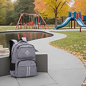 HOPYOCK-Kids Backpacks for Boys and Girls,Multi-Pocket Elementary and Middle School Backpack with Reflective Design,School Bags Fit for 6-16 Years Old