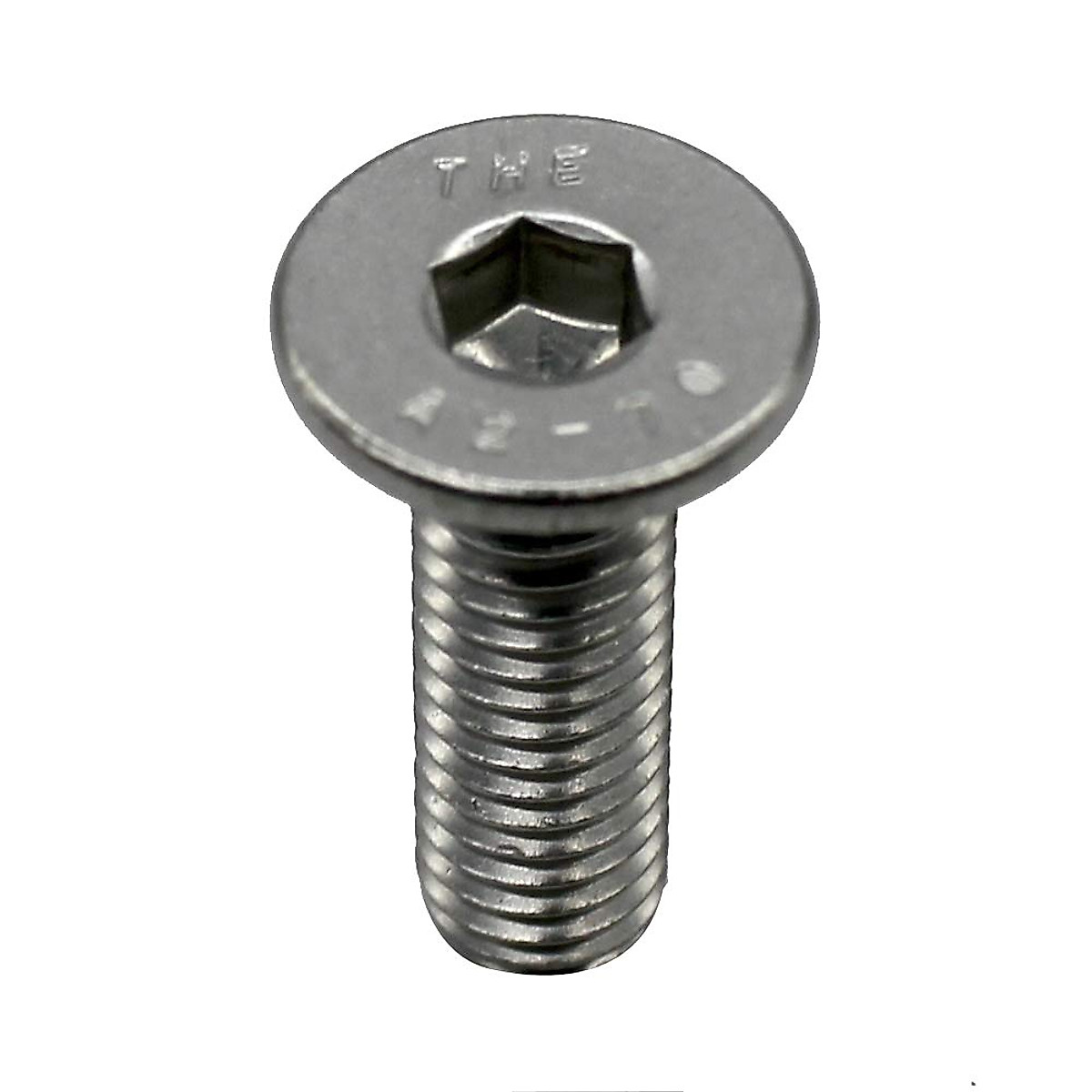 Fullerkreg 18-8 Stainless Steel Hex Drive Flat Head Screw M5 x 0.8 mm Thread, 20 mm Long,Packs of 50