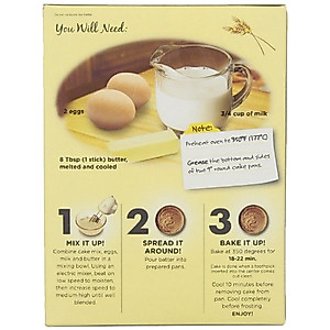 European Gourmet Bakery, Organic Vanilla Cake Mix, 15.25 oz