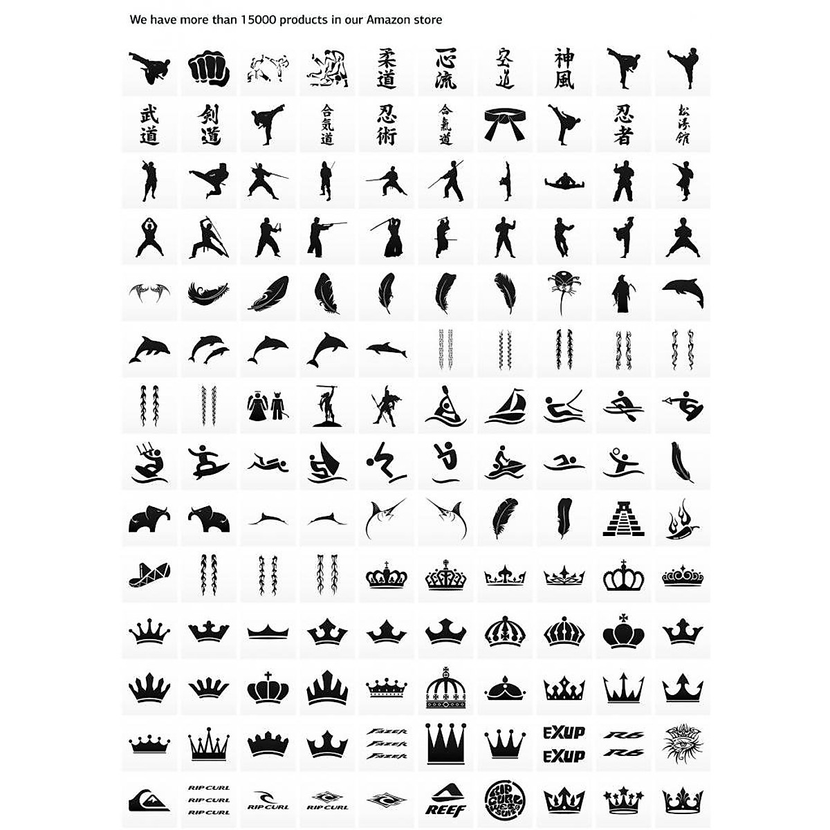 Stickers Decal Cross Christian Symbol Trinity Car Door Waterproof Raci Mettalic Anthracite Mettalic (4X2,6)