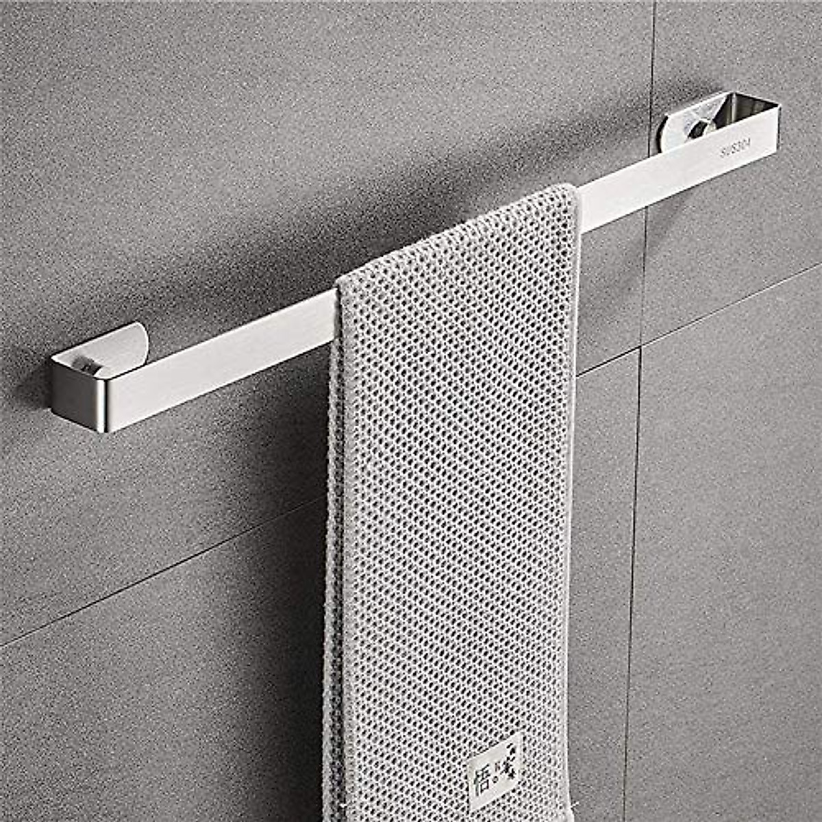 Towel Racks Towel Rack Towel Rails Wall Mounted Bath Towel Rack,Single Towel Rail for Bathroom Wall-Mounted Stainless Steel Towel Rail Rack Kitchen Towel Bar Rod/50cm Bath Towel Shelf Yearn for-60cm(S