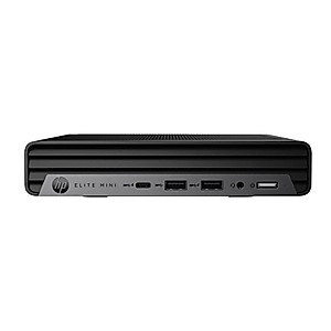 HP Elite Mini 600 G9 Desktop Computer - Intel Core i5 12th Gen i5-12500T Hexa-core (6 Core) 2 GHz - 16 GB RAM DDR5 SDRAM - 256 GB M.2 PCI Express NVMe SSD - Desktop Mini - Black