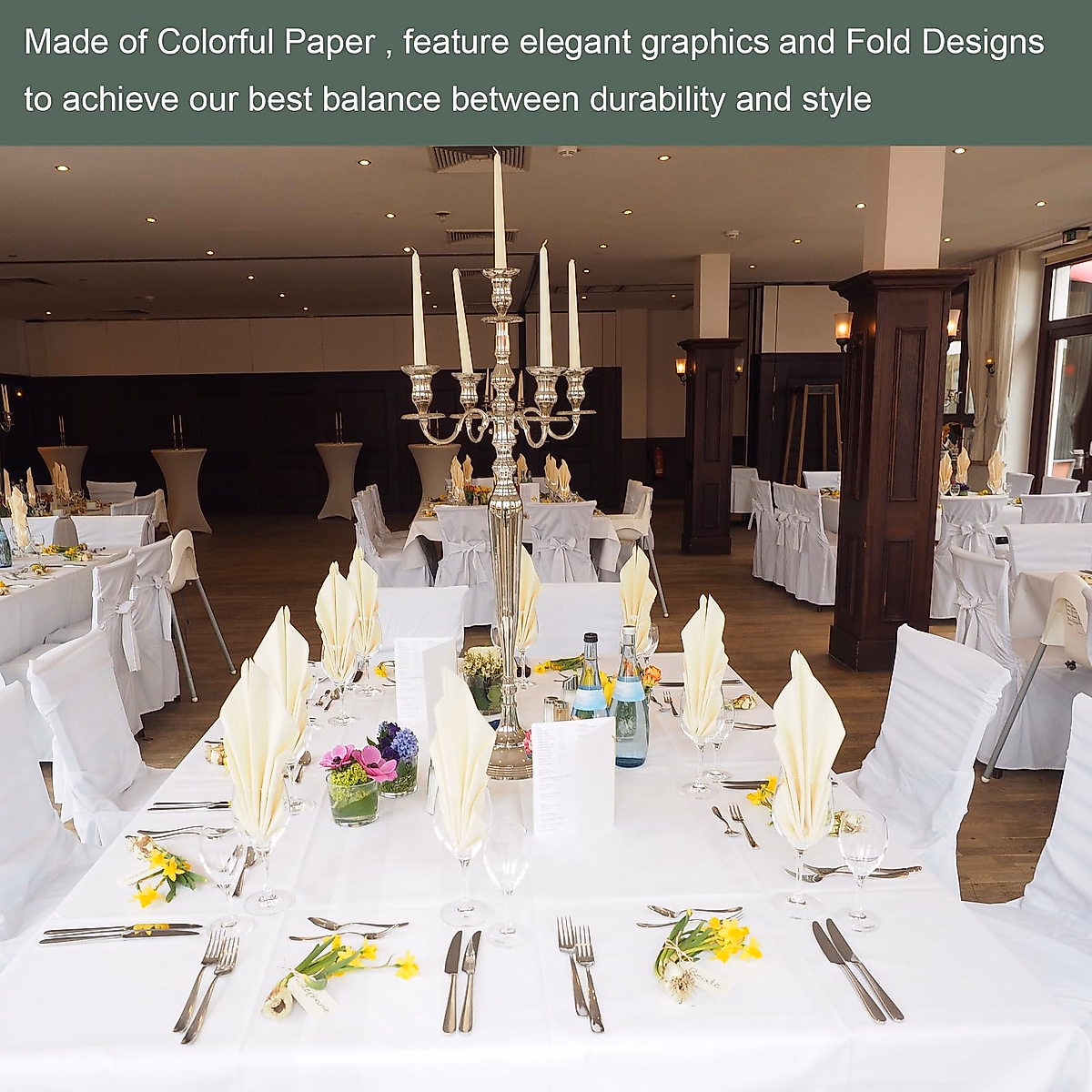 YOKIVE Place Cards for Table Setting, 50Pcs Name Cards Wedding Place Cards Table Place Cards Blank Hollow Card for Wedding Reception Dinner Party, Red