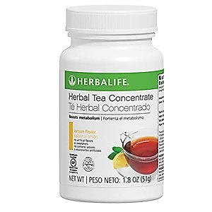 Herbalife TEAPACK Herbal Tea Concentrate: Lemon Flavor 30 Packets (1.7g), Boosts Metabolism, On The Go, Natural Flavor, No Artificial Sweeteners, Gluten-Free