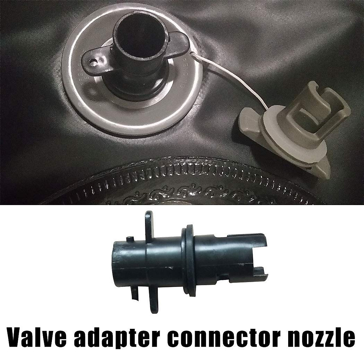 Luoweikadeng Large Heavy-Duty Inflatable Boat Bumpers Fenders for Yachts Docking (Black,18''x 60'')