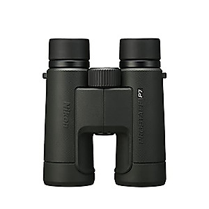 Nikon PROSTAFF P7 10x42 Binocular | Waterproof, fogproof, Rubber-Armored Full-Size Binocular, Oil & Water Repellent Coating & Locking Diopter | Official Nikon USA Model