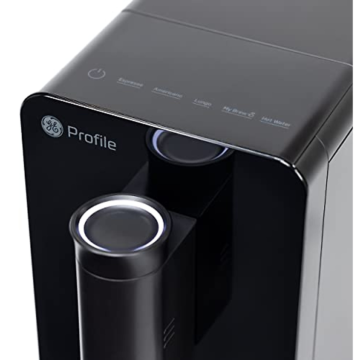 GE Profile Automatic Espresso Machine | Brew in Less Than 90 Seconds | 20 Bar Pump Pressure for Balanced Extraction | Five Adjustable Grind Size Levels | WiFi Connected for Drink Customization | Black