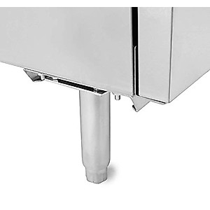 CookRite ATFS-75 Commercial Deep Fryer with Baskets 5 Tube Stainless Steel Liquid Propane Floor Fryers-150000 BTU