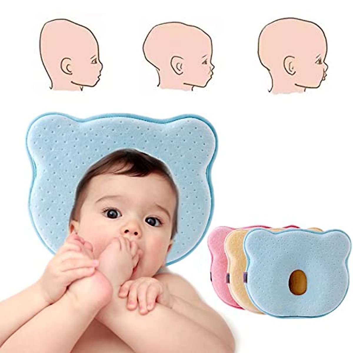 Idea2go 2023 New Upgrade Soft Sleeping, Made of Soft Memory Foam and Organic Cotton Cover