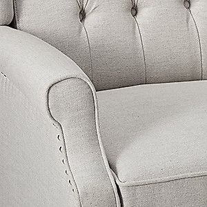 Christopher Knight Home Walter Fabric Recliner, Light Grey