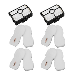 YUEFENG Replacement filter for Shark HZ3002 HZ3000 Stratos Ultralight Corded Stick Vacuum, Replace part XFFKHZ3000 XHFHZ3000, 2+ 4 PACK foam filter and felt filter