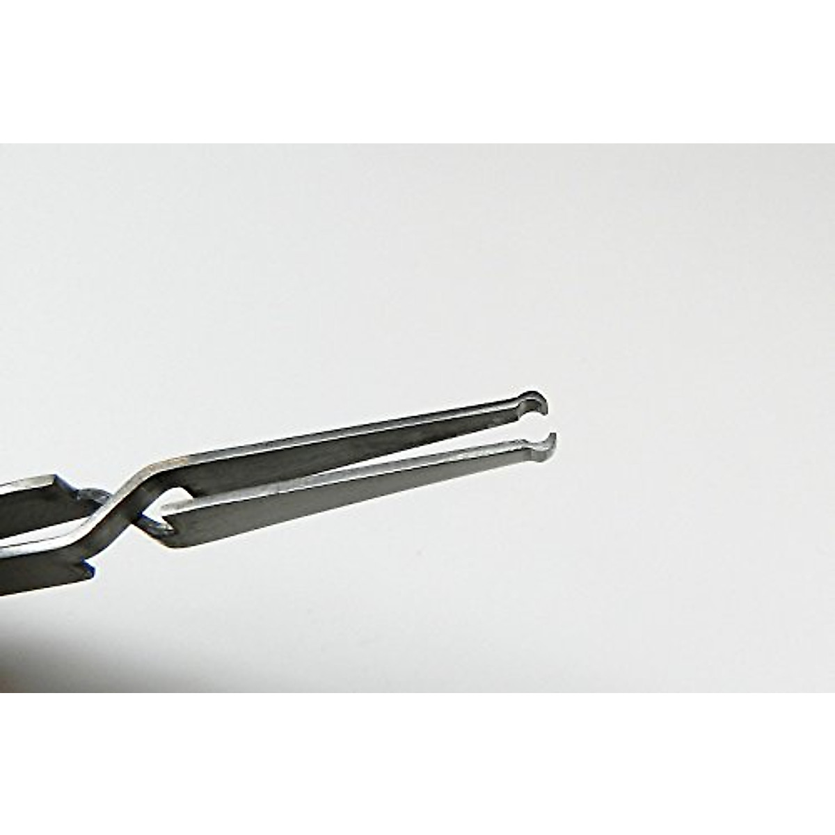 Lock Pinning Cross Locking Tweezers - Stainless Steel, Wire Holding tweezer self-locking for Locksmith and Rekeying Kit, Locksmith Tools, Metal Tweezers for Lock Pinning on a Pinning Mat for Locksmith