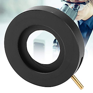 Fafeicy Microscope Adapter, Diaphragm Aperture Adjustable Lens Optical Diaphragm for Microscope(SK23)