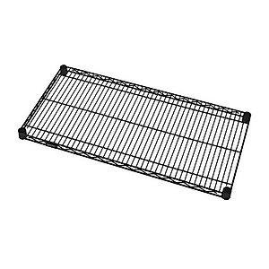 WIRE SHELF BLACK 14X36