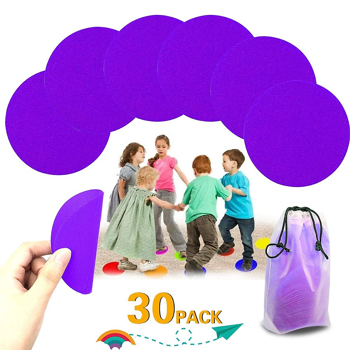 30 Pcs Spot Markers Carpet Markers Kids Sport Spot Circles Classroom Magic Mark Classroom Circles Marker Dots to Educate for Preschool, Kindergarten, and Elementary Teachers