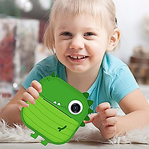 Kids Instant Print Camera | Mini Kids Camera with 2.4in HD Large Screen & Dual Lens - Kids Selfie Digital Camera Electronic Travel Game for Boys and Girls Birthday Gifts Huugy