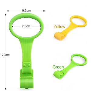 4 Pack Baby Toddler Crib Pull Ring Baby Bed Stand Up Rings Kids Walking Training Tool