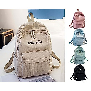 MT WORLD Laptop Backpacks,Personalized Corduroy Backpack,College Backpack,Travel Backpack,School Backpack,Laptop Backpacks,College Shoulder Bag