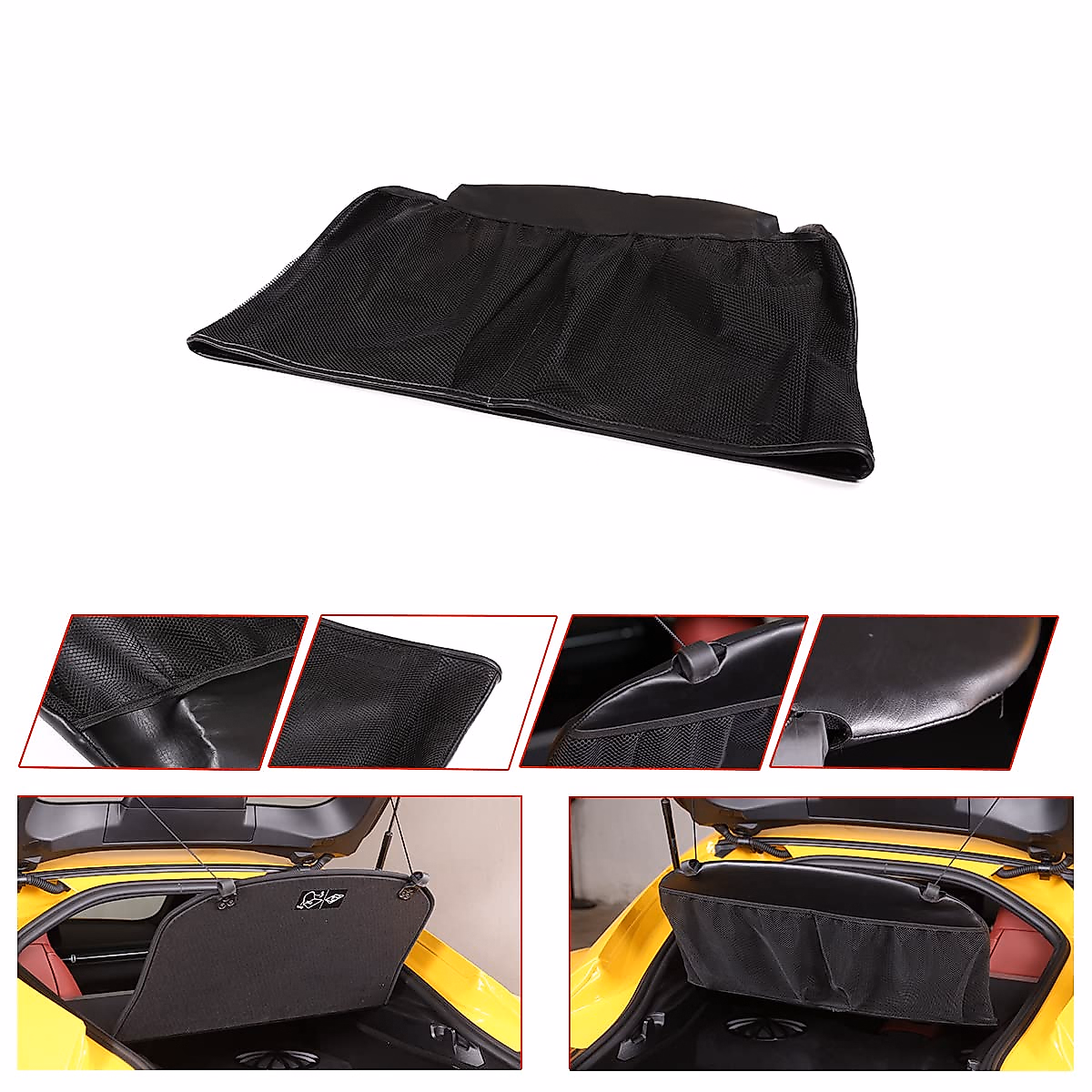 YUECHI For Toyota Supra GR A90 A91 MK5 2020-2022 Car trunk partition storage bag