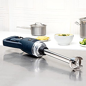Restaurantware Hi Tek Stainless Steel Blending Shaft - Fits Variable Speed Immersion Blender - 14" - 1 count box, Silver