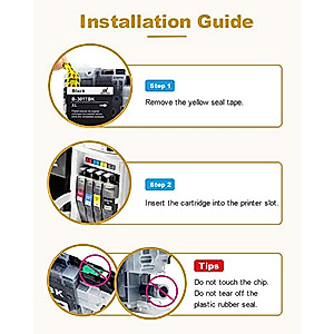 Intactech LC3017XL Compatible Ink Cartridges Replacement for Brother 3017XL LC3017 High Yield for MFC-J6930dw MFC-J5330dw MFC-J6530dw MFC-J6730dw (8-Pack, 2 Black,2 Cyan,2 Magenta,2 Yellow)