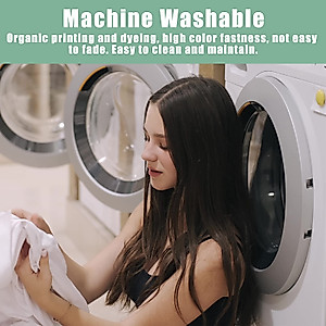 TELUS Green Pillow Cases Standard Size 2 Pack, Bamboo Rayon Cooling Pillowcases with Envelope Closure, Cool Breathable Pillow Cover for Hot Sleepers & Night Sweats, 20x26 inch