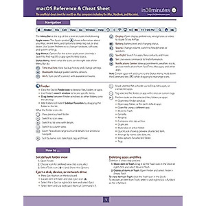 macOS Reference & Cheat Sheet: The unofficial cheat sheet for macOS on iMacs, MacBooks, and Mac computers (English Edition)