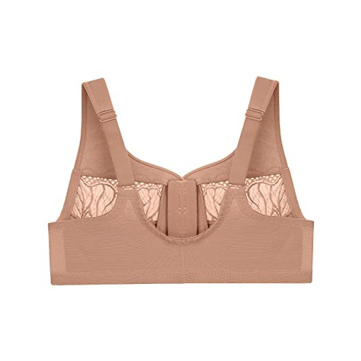 Glamorise Full Figure Plus Size MagicLift Natural Shape Front-Closure Bra Wirefree #1210