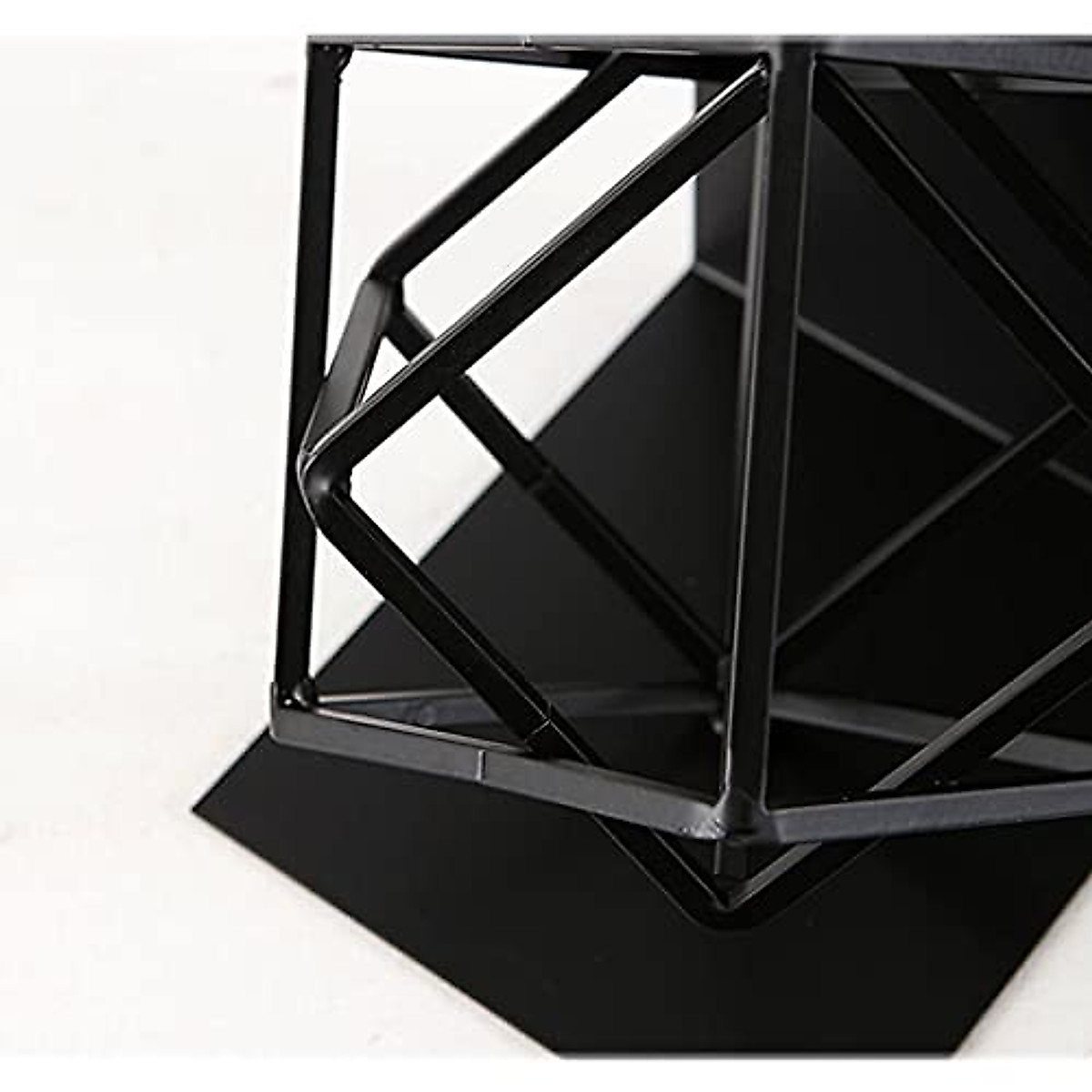 Book Ends for Shelves Desktop Geometric Bookends Bookshelf Iron Anti-Moving Bookend Student Desk Book Ends Book Racks Office File Storage Racks Office Book Stand