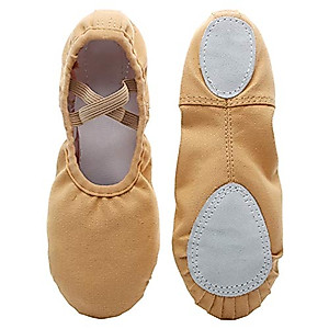 1 Pair Ballet Shoe Dance Gear Soft Sole Dance Shoes Mens Dance Shoes Kids Ballet Slippers Childrens Slippers Ballet Pointe Shoe Mens Slipper Elastic Mouth Girl Child Leather Shoes