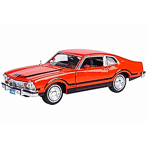 1974 for Ford Maverick Grabber Orange 1/24 DIECAST Model CAR by Motormax Forgotten Classics Series 73332 79043