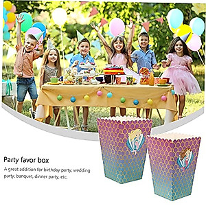 LIFKOME 24pcs Popcorn Boxes Popcorn Box Popcorn Boxes for Candy Popcorn Snack Container Mini Popcorn Boxes Party Favor Box Popcorn Bucket Party Paper Popcorn Box Popcorn Box