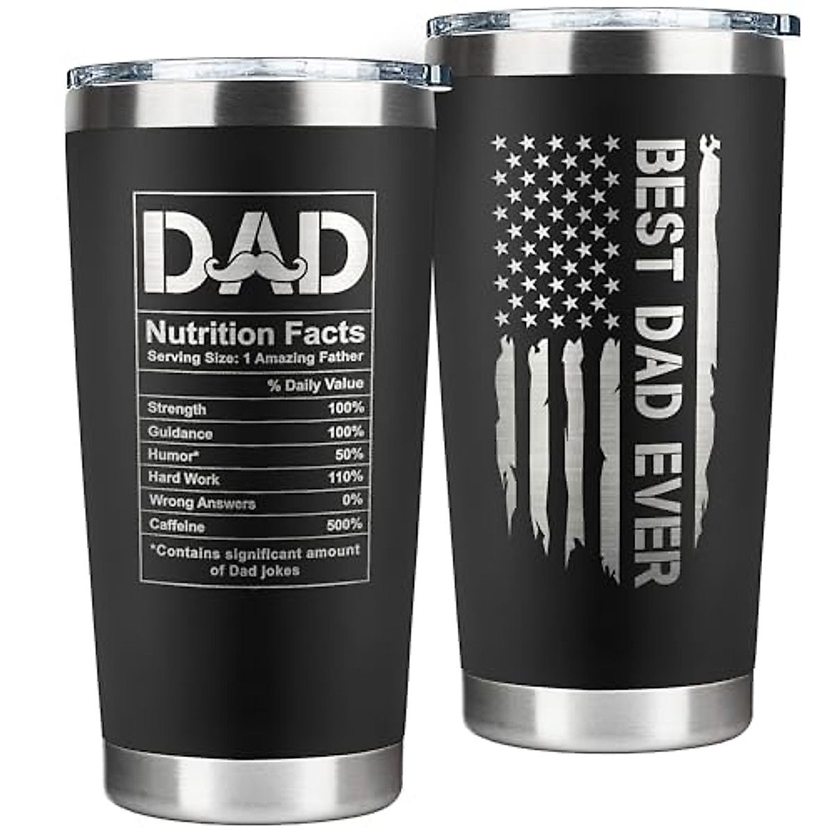 Gifts for Dad from Daughter, Son - Dad Gifts - Dad Christmas Gifts from Daughter, Christmas Gifts for Dads, Christmas Presents for Dad, Christmas for Dad - Birthday Gifts for Dad - 20 Oz Tumbler