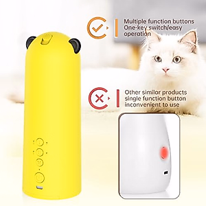 Laser Pointer & Interactive Puzzle Toy for Indoor Cats - Automatic, Cat Stuff, Kitty Toys