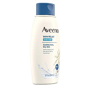 Aveeno Active Naturals Skin Relief Body Wash, Fragrance Free, 12 Fl Oz (Pack of 1)