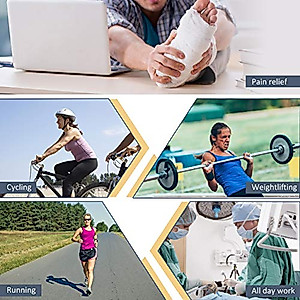 SuMade Compression Sleeve, Womens Girls Nurses Gifts Cycling Foot Arch Support Yoga Comfortable Sleeping Ankle Brace Socks For Plantar Fasciitis Injury Swelling 1 Pair Orange (S/M)