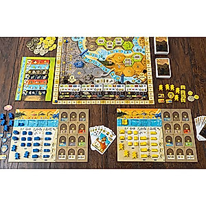 Capstone Games: Boonlake Hand Management, Exploration Strategy Board Game, 1-4 Players, Ages 14+, 40 Minute per Player Game Play Multicolor