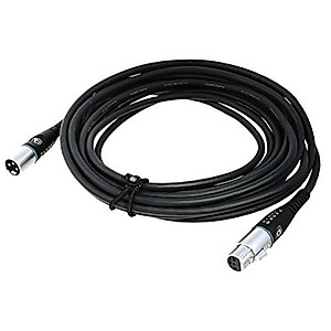 D'Addario Accessories Microphone Cable - XLR Cable - Shielded for Noise Reduction - XLR Male to XLR Female - Custom Series - 25 Feet/7.62 Meters - 1 Pack