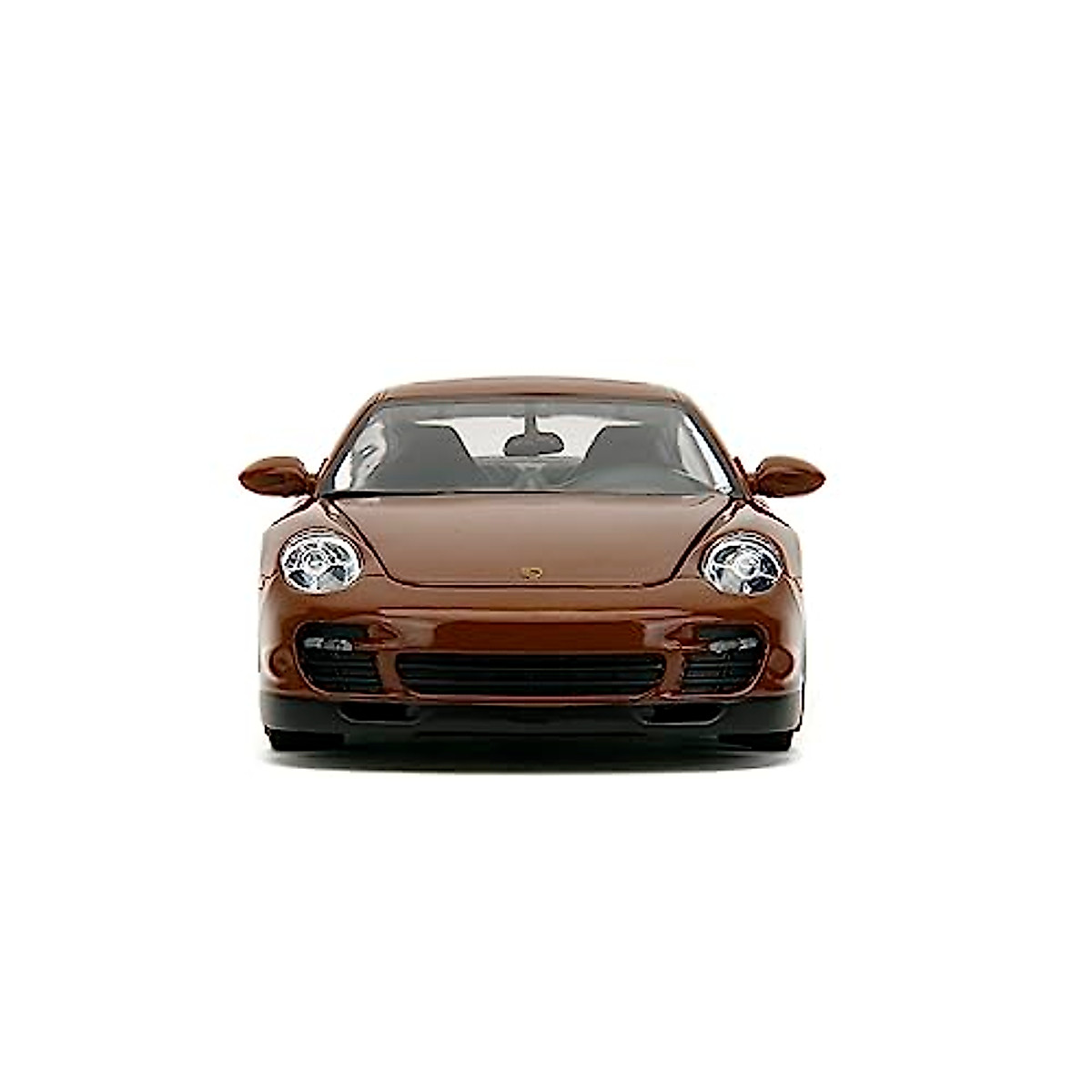 M&M's 1:24 Porsche 911 Turbo Die-Cast Car & 2.75" Brown Figure, Toys for Kids and Adults