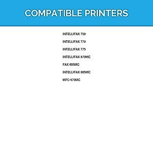 LD Compatible Fax Cartridge with Roll Replacement for Brother PC301 (2-Pack)