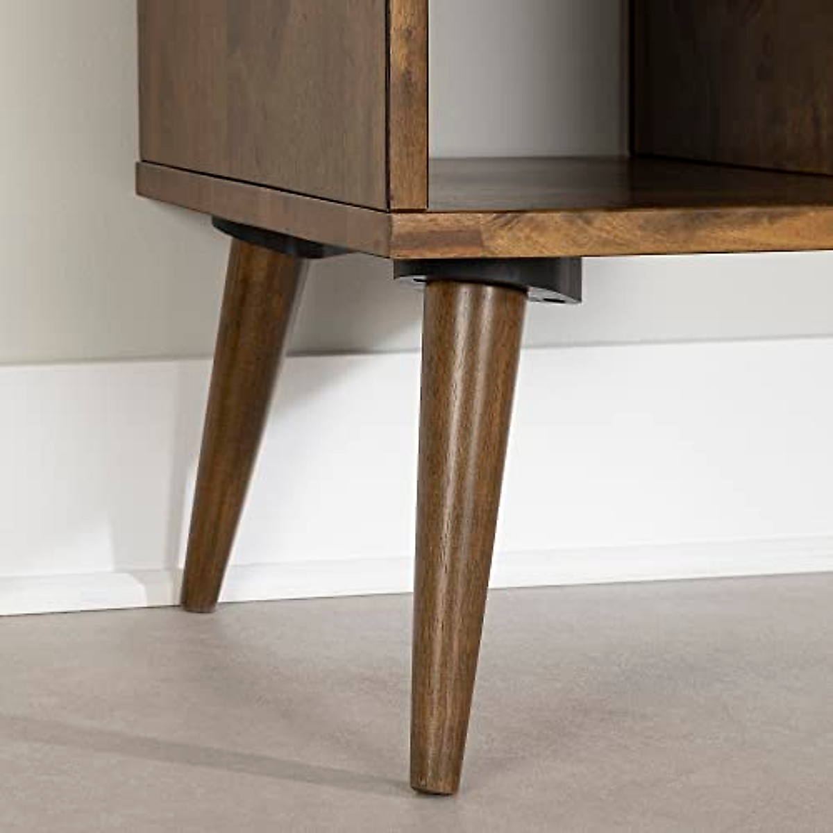 South Shore Kodali Computer Desk, Natural Walnut