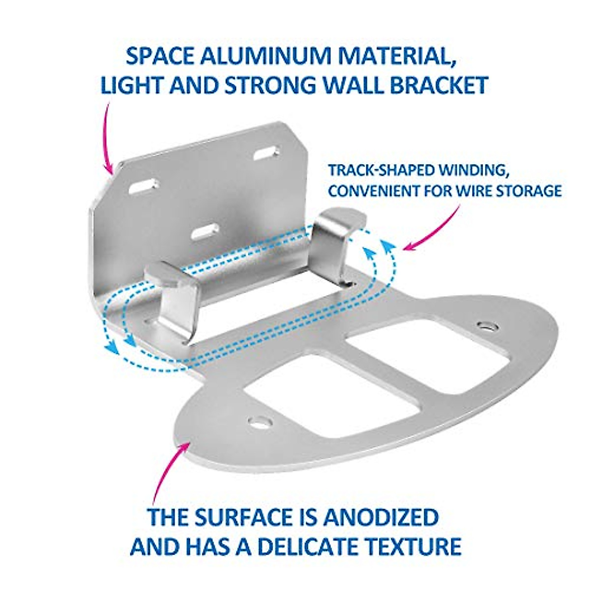 STANSTAR Metal Wall Mount for ORBI WiFi 6 System, Sturdy Wall Mount Holder for RBKE963/RBK752/RBK852/RBK853/AX4200/RBS850/RBR750/RBS750/RBKE963.(1Pack)