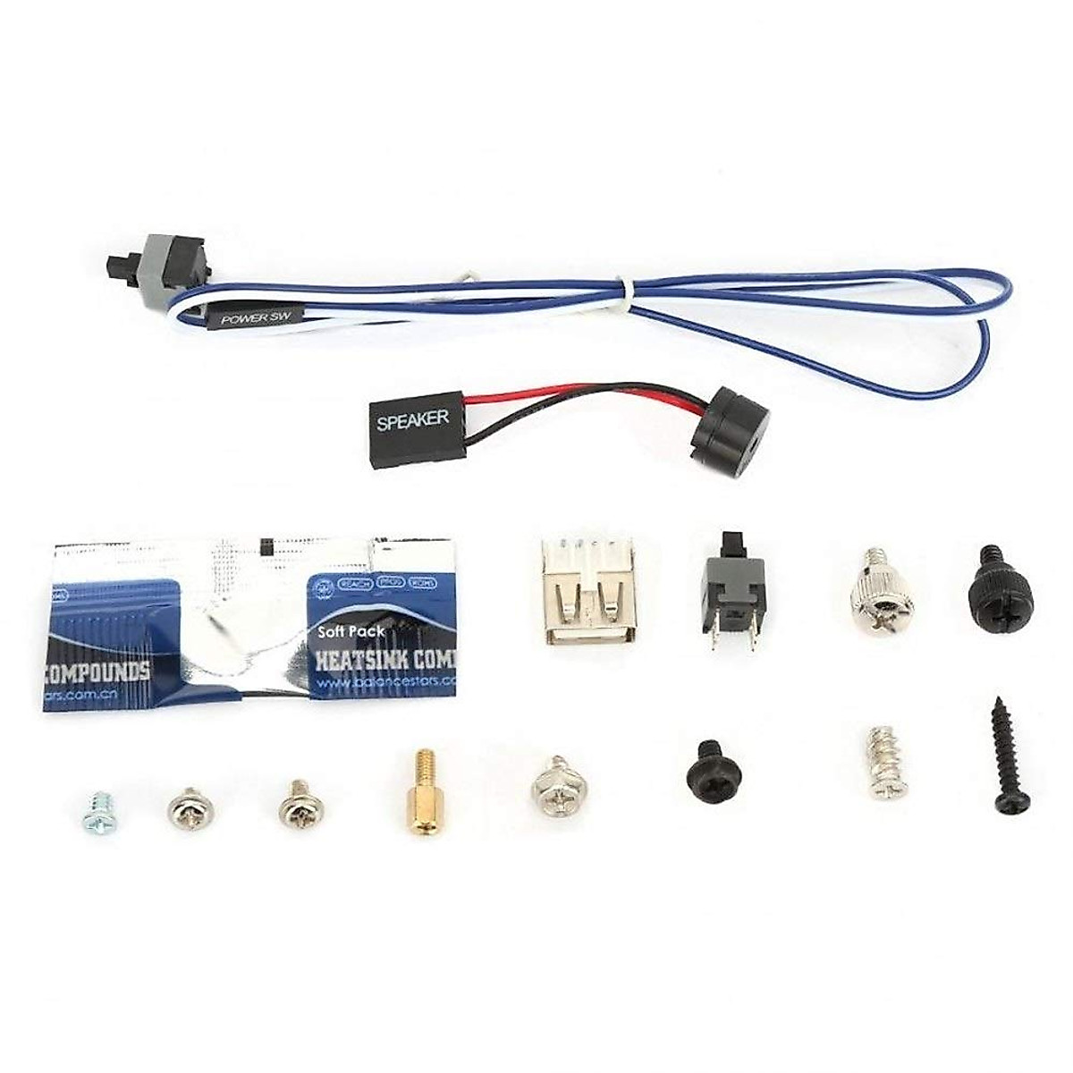 189pcs Motherboard Hard Disk Screws PC Assortment Kit Computer Repairing Accessories brass screw DUOER